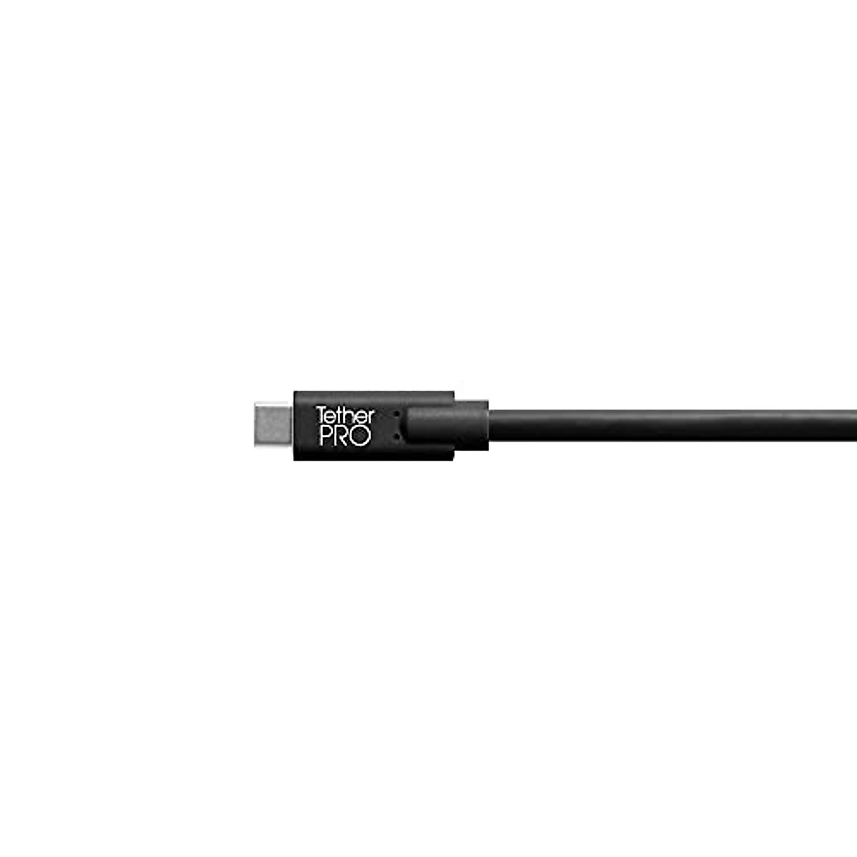 Tether Tools TetherPro USB 3.0 USB-C Cable | for Fast Transfer and Connection Between Camera and Computer | Non-Reflective Black | 15 Feet (4.6 m)