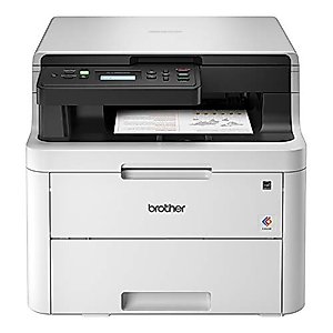 Brother HL-L3290CDW Compact Digital Color Printer Providing Laser Printer Quality Results with Convenient Flatbed Copy & Scan, Wireless and Duplex Printing, Amazon Dash Replenishment Ready