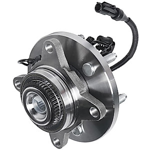 Detroit Axle - 4WD Front Wheel Bearing Hub for 2009 2010 Ford F-150 [w/ 6-Lug] Wheel Bearing and Hub Assembly Replacement