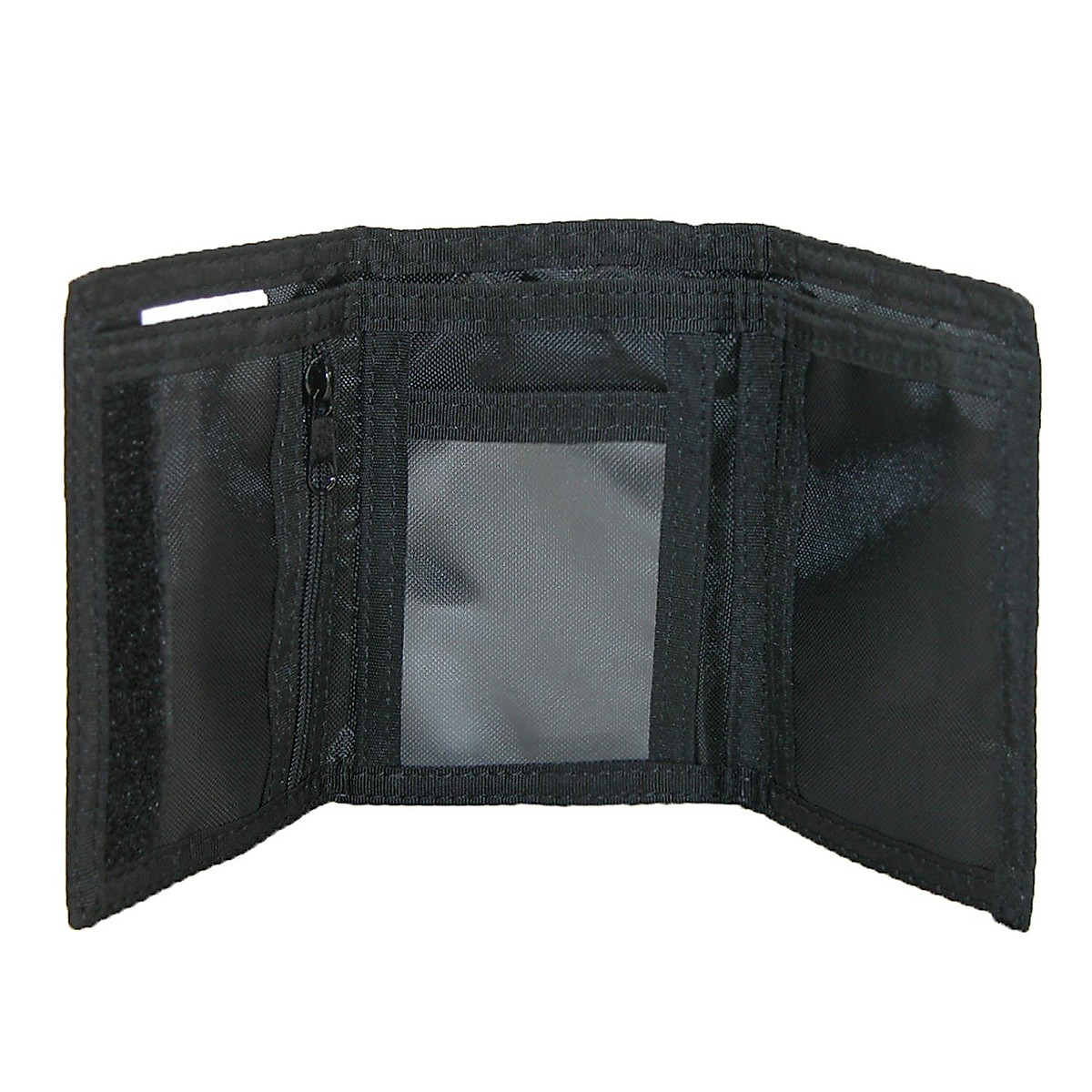 Dickies Men's Nylon Trifold Wallet, Black Fabric, One Size