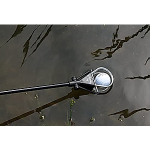 Callaway Golf Ball Retriever for Water, Telescopic with Dual-Zip Headcover, Black, 15 Feet