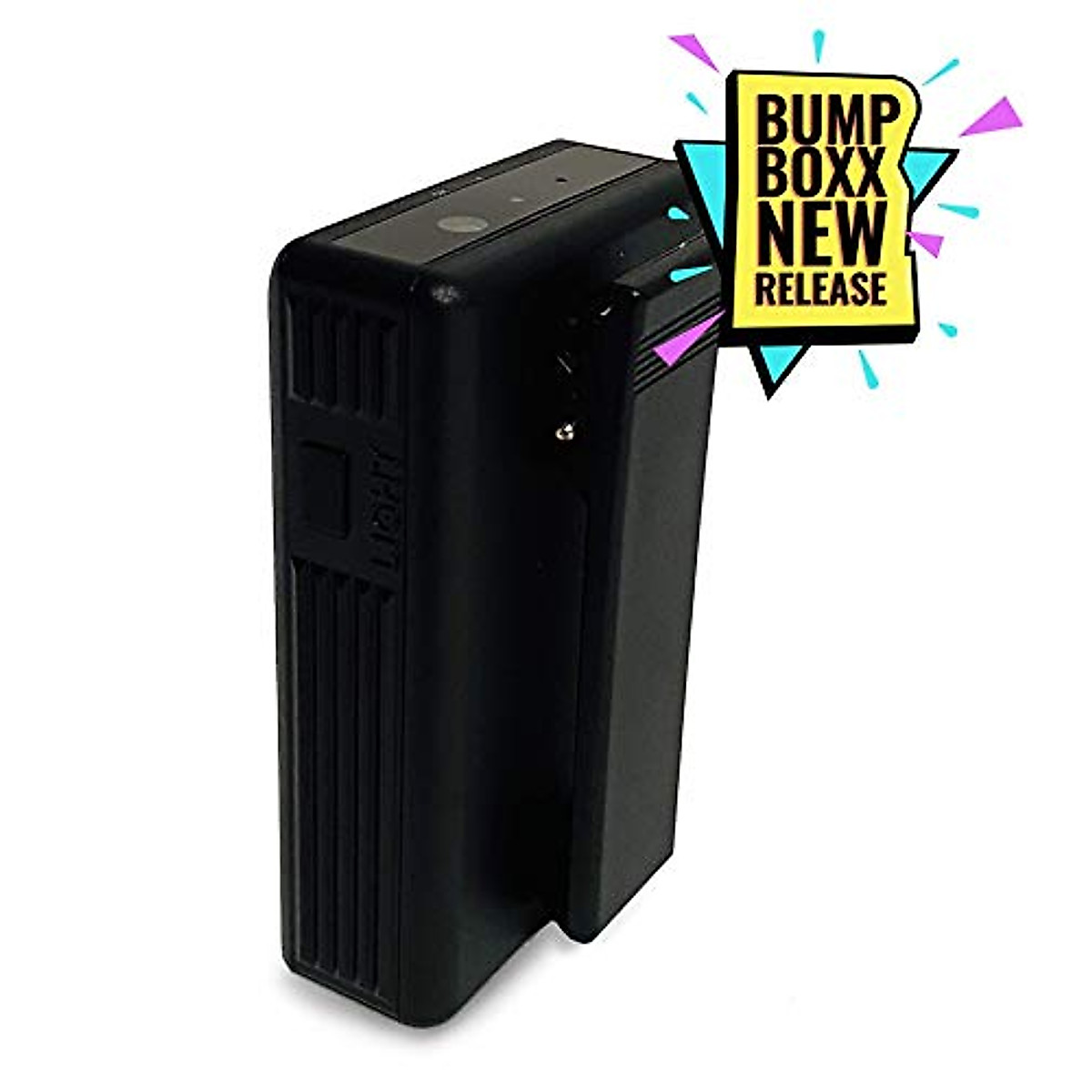 Bumpboxx Wireless Bluetooth Speaker | Black | Retro Pager Beeper | Outdoor Portable Bluetooth Speaker | MP3 Player | FM Radio | LED Flashlight | Waterproof Speaker | Weighs 3.2oz
