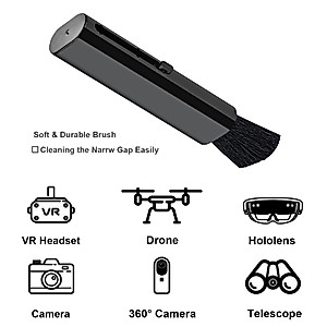 Silicone Controller Grip for Quest 2 Accessories, with VR Headset Lens Cleaning Pen, Thumb Button Cap，Protective Lens Cover, Silicone Face Cover Sweat Guard Anti-Leakage Pad (Black)