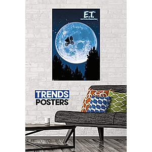Trends International 24X36 E.T. The Extra-Terrestrial-One Sheet Wall Poster, 24" x 36", Unframed Version, Bedroom
