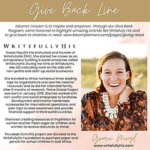 bloom daily planners 2024 Calendar Year Day Planner (January 2024 - December 2024) - 5.5” x 8.25” - Weekly/Monthly Agenda Organizer Book with Stickers & Bookmark - Writefully His