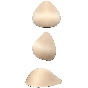 Ninery Ave 1 Pair Cotton Breast Forms Light Ventilation Sponge Boobs for Women Mastectomy Breast Cancer Support
