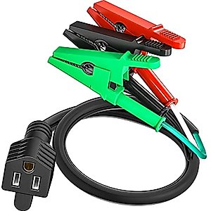 HVAC Adaptor Cord, Replacement Hvac Heavy Adaptor Cord Power Extension Tool for Residential HVAC Technicians, HVAC Training and Job, Apply to Vacuum Pumps,Breaker Finder(69411, RT250, ET300 and ET310)