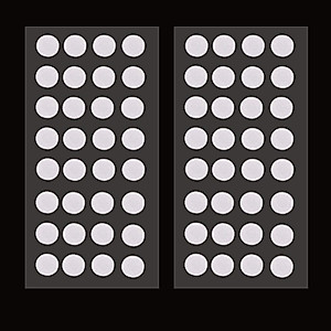 64pcs Synthetic Filter Paper Stickers-20mm Diameter,0.25Micron Filter,Used For Mushroom Cultivation, Place Under The Mason Jar Lids