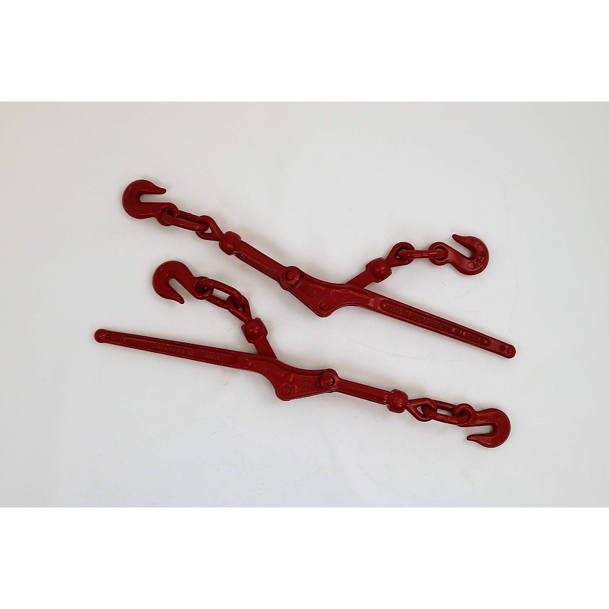 5/16" X 10’ G70 Chains (2) and Chain Binders - Load Binders (2)