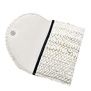 Lytosmoo Straw Clutch Summer Beach Bags for Women Beach Straw Envelope Clutch Woven Purses Handbags