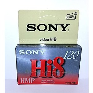 Sony Video Hi8 120 Minute HMP Metal Particle P6-HMPD - Single Tape