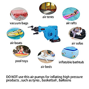 Cordless Blower,3- in-1 Portable Mini Air Blower 21v Lithium Battery,Small Dust Cleaner for Inflatable,Fans,Lily Windows,Keyboards,Cars by MKMKYEE