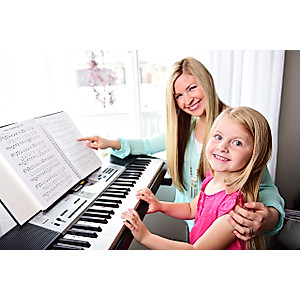 Best Reusable Large Color Piano Key Note Keyboard Stickers for Adults & Children’s, FREE E-BOOK, Great for Beginners Sheet Music Book, Teacher Recommended to Learn to Play Faster
