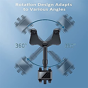 Liangxiang Car Rearview Mirror Phone Holder, 360 Degree Rotatable and Retractable Car Phone Holder for All Car Rearview Mirror Phone Mount Clips Mobile Phone Stands Universal Smartphone Cradle