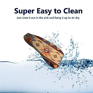 Men and Women Headbands Non Slip Breatheable Sports Sweatband Native Southwestern Design Tan Gray Brown American Sweat Band for Workout, Sports, Gym, Cycling