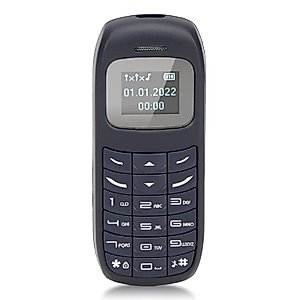 Seniors Cell Phone, Big Buttons Volume Unlocked Simple Mobile Phone, Dual Card Mini Backup Mobile Phone with Low Radiation Rate, 2G Network (Blue)