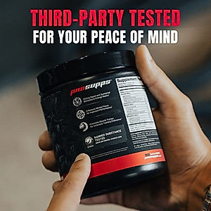 PROSUPPS Mr. Hyde Signature Pre Workout with Creatine, Beta Alanine, TeaCrine and Caffeine for Sustained Energy, Focus and Pumps - Pre-Workout Energy Drink for Men and Women (Blue Razz, 30 Servings)