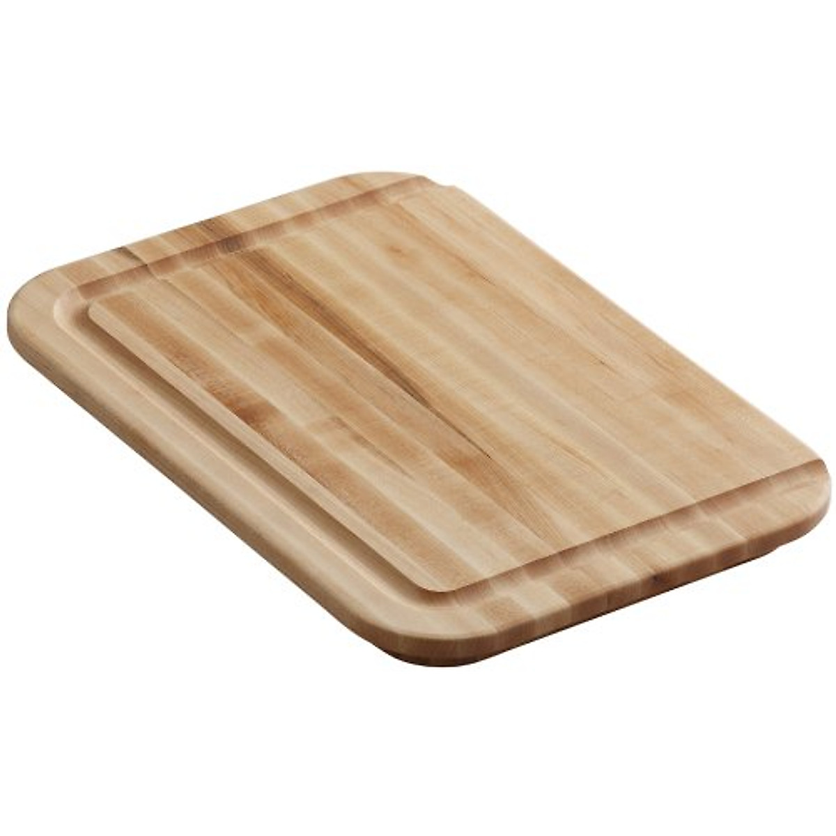 KOHLER K-3294-NA Hardwood Cutting Board, Fits 15-3/4-Inch Front-To-Back Basin, Brown - 84612