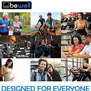 Lewis N. Clark Compression Socks for Women & Men, Circulation, Pregnancy, Athletics, Sports, Running + Travel, Black, One Size