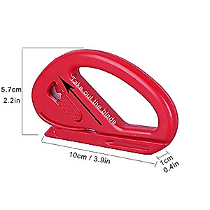 4Pcs Vinyl Cutting Tools Wrapping Paper Cutter Tool Shark Tank, Rolled Paper Cutter Knife for Window Tinting Tools, Gift Paper Wrapping, Films, Vacuum Bags