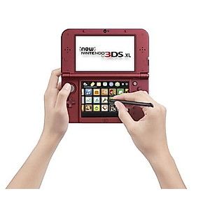Nintendo New 3DS Xl - Red [Discontinued] (Renewed)