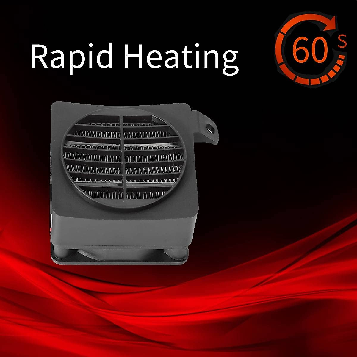 Constant temperature Electric fan heater PTC fan Auto heater Small space heater incubator(12V 150W)