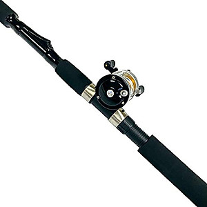 EatMyTackle Sabiki Rig Fishing Rod with Baitcaster Reel Combo (7 ft.)