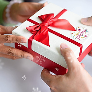 Heyfibro 500PCS Hello Spring Sticker Rolls, 1.5 Inches Round Label Stickers for Kids and Adults, Spring Holiday Stickers for Gift Packing, Cards, Candy Bags, Party Supplies