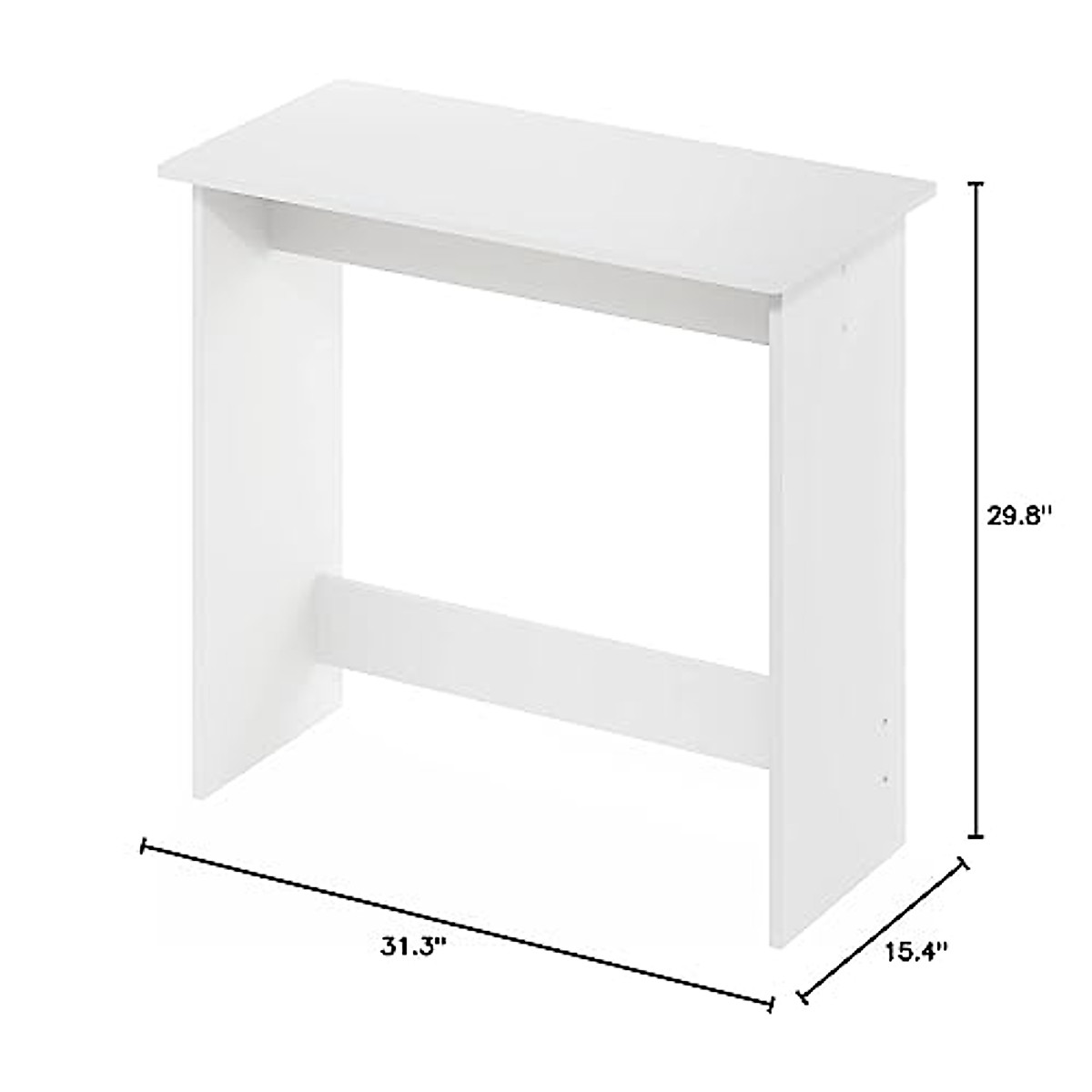 Furinno Simplistic Study Table, White