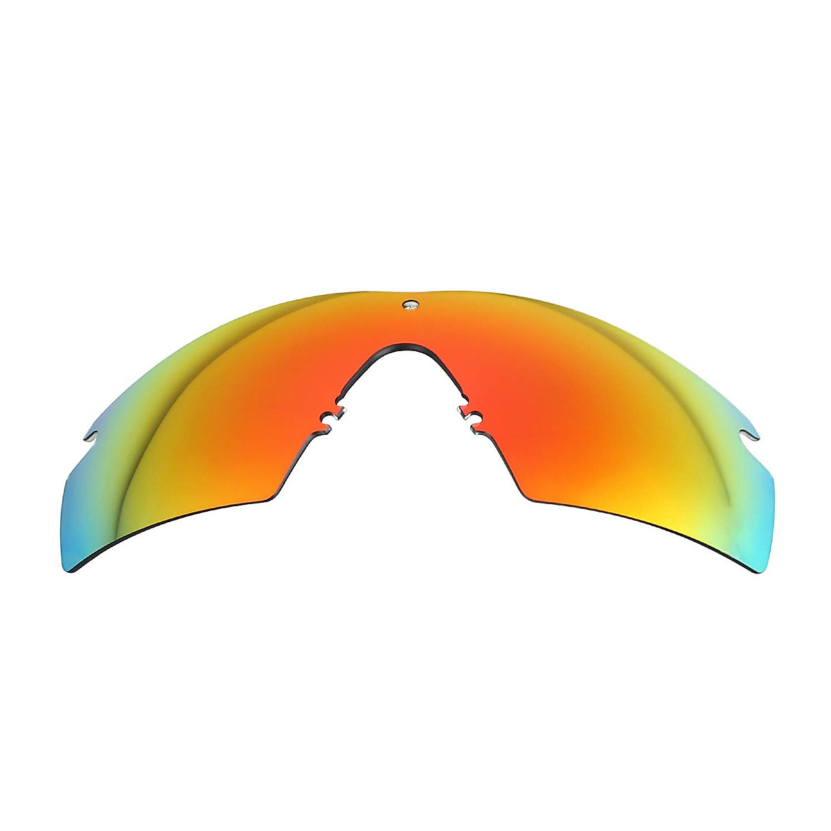 NicelyFit 4 Pairs Polarized Replacement Lenses for Oakley Si Ballistic M Frame 2.0 Sunglasses (Black Blue Red Titanium)