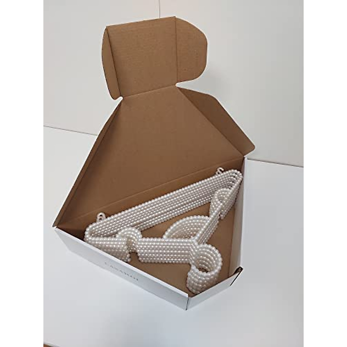 10 Pack Pearl Pattern Plastic Clothes Hangers | Dress Pants Jean Jacket Clothing Organizer, Bedroom Storage, Space Saving, Heavy Duty Coat Hanger for Closet