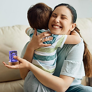 YouerCrystal 3D Crystal Dolphin Figurine Night Light with LED Light Base, Birthday Gift for Kids Women Unique, Thanksgiving Christmas Valentines Anniversary Birthday Gifts for lovers (3D-Dolphin)