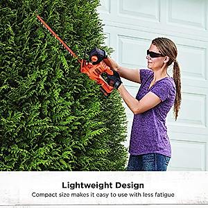 beyond by BLACK+DECKER 20V MAX Hedge Trimmer Kit, 18-Inch (LHT218D1AEV) , Orange