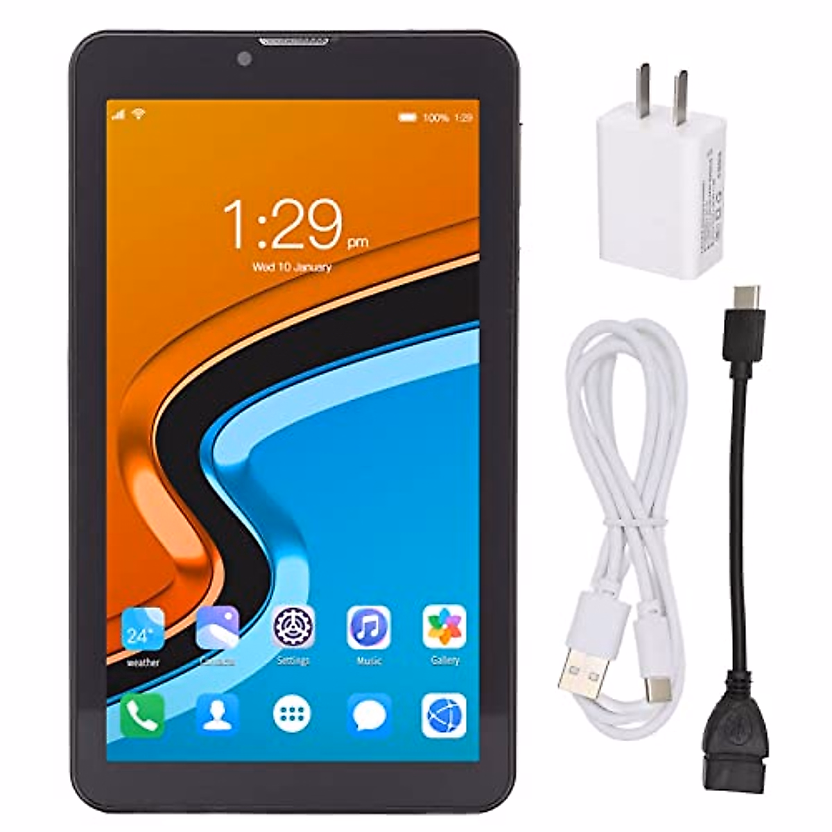 32GB Tablet, Stylish Appearance Dual Card Dual Standby 7 Inch Tablet 3500mAh Battery for Kids