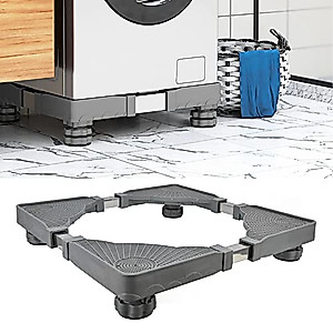 plplaaoo Adjustable Fridge Stand,Dryer Stand,Universal Base Mini Fridge Stand,Refrigerator Stand,Washing Machine Floor Stand,for Washing Machine,Refrigerator,Dryer