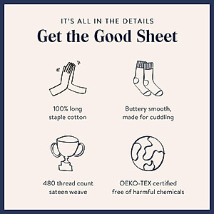 Brooklinen Luxury Sateen Duvet Cover - 100% Cotton, Full/Queen Size in White with Extra-Long Corner Ties and Button Closure| Best Luxury Sheets