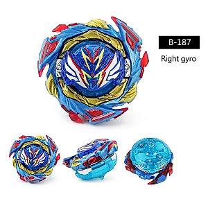 Battling Tops Burst Battle B-187 Savior Valkyrie.Sh-7 Gyro Toys for Kids with Launcher (B-187)