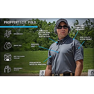 Propper Men's Ice Polo, Brown, X-Large