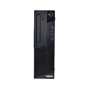 Lenovo ThinkCentre M83-SFF, Core i5-4570 3.2GHz, 16GB RAM, 480GB Solid State Drive, DVDRW, Windows 10 Pro 64bit, (Renewed)