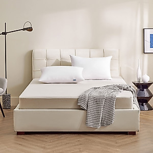 Bedsure King Size Pillows - King Pillows 2 Pack Hotel Quality, Firm Pillows King Size Set of 2 Supportive, Fluffy Pillow for Side and Back Sleeper