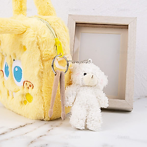 AUEAR, 4 Pieces Wood Drumstick Keychain Mini Wood Drumstick Keychain with One Stick and Two Sticks Drumstick Keychain for Drummer