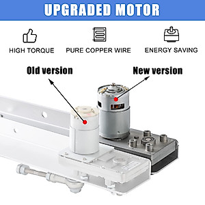 JQDML DIY Reciprocating Cycle Linear Actuator Motor 24V Stroke 1.18-6 inch No Load Speed 25-120rpm Torque 3-40lbs,with Stand Kit,Speed Control Regulator,Remote Controller(24V150mm120rpm)