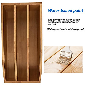 DINDON Pull Out Cabinet Organizer for Pans, Pot lid, Cookie Sheet, Cutting Board, Baking Tray, Slide Out Kitchen Cabinet Storage Organizer, 10.5''W X 21"D X 10.6"H, Wood