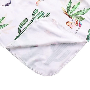 PROBABY Newborn Swaddle Blanket Baby Receiving Blankets Cactus & Llama Print Swaddle Sack Wrap Unisex Newborn Clothes for Baby Boy Girl 0-3 Months