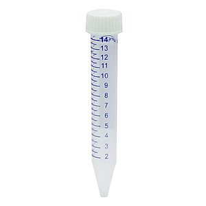 Olympus 15ml Centrifuge Tubes, Racked, Sterile, Polypropylene, Large Writing Surface, 20 Racks of 25, 500/Unit