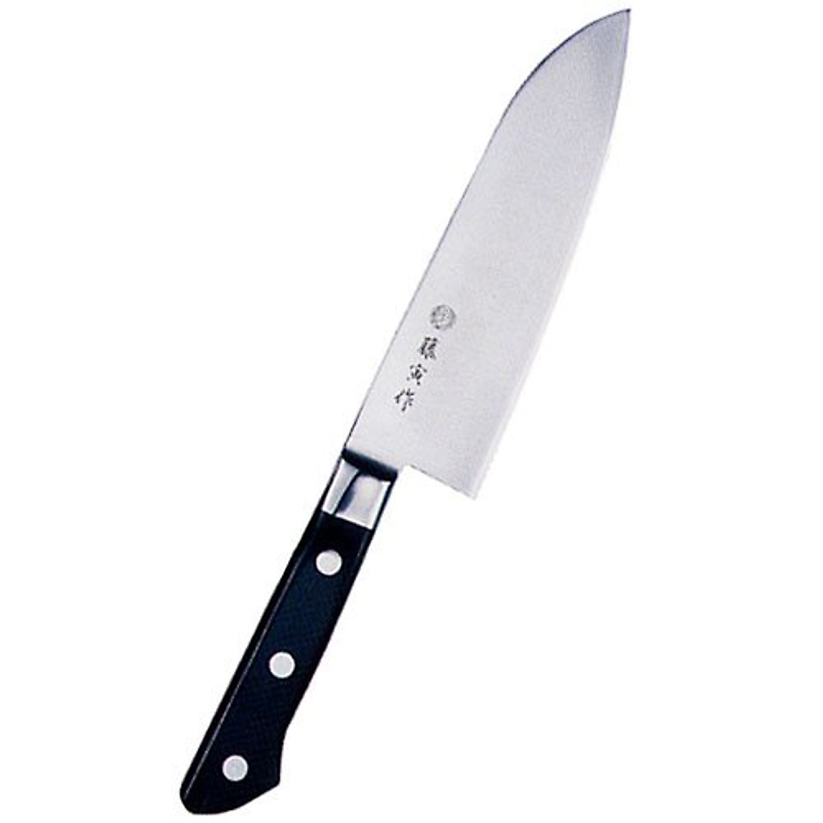 Fujitora Santoku, 6.7 inches (170 mm), Made in Japan, Cobalt Alloy Steel, Double Edged, Versatile Knife, For Meat, Fish, Vegetables, DP Cobalt Alloy Steel Insert, With Ferrule FU-503
