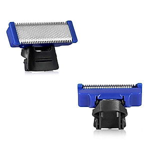 LinMei Razor Replacement Head Compatible for Gen 1 Micro Touches Solo Trimmer Replacement Cutter Head Solo Hybrid Shaver Replacement Blades Include 2 Cleaning Brush