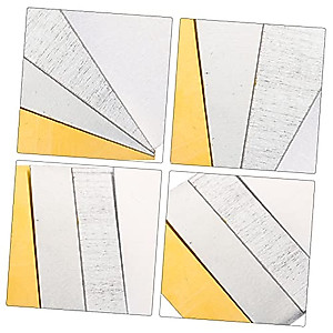 BELLIFFY 16pcs Fruit Battery Anode for Zinc Electroplating Zinc Plate Electrode Strip Anode for Zinc Plating Zinc Anode Electrode Materials Scientific Electrode Experiment Supplies Aluminum