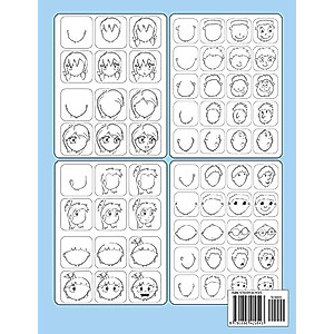 The Big Book of Faces: How to Draw 400 Easy to follow Step by Step Drawing Lessons for Kids (How to Draw Easy to follow Step by Step Drawing Lessons for Kids)