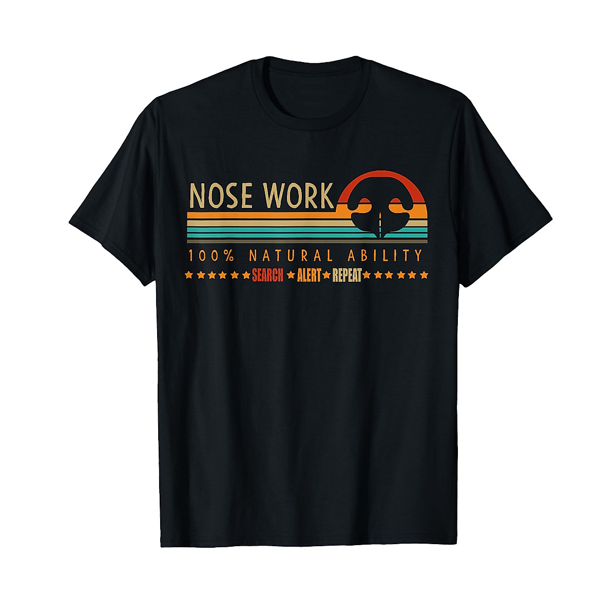 Nosework Dog sport Training Nose Work scent work for dogs T-Shirt